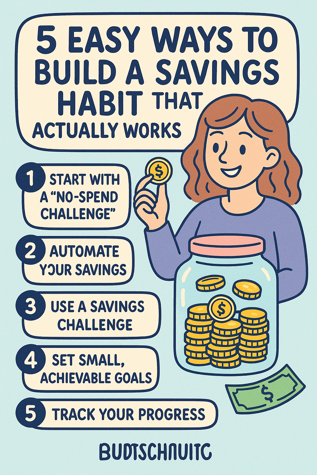 5 Easy Ways to Build a Savings Habit That Actually Works - Happier Budget